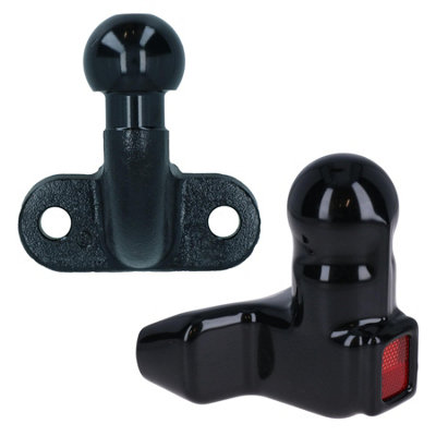 50mm Heavy Duty Tow Ball For Tow Bar Hitch High Reach Black ...