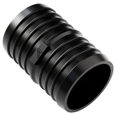 50mm Plastic Hose Connector Black Barbed Hose Connector for Garden ...