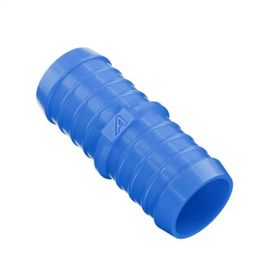 50mm Plastic Hose Connector Blue Barbed Hose Connector for Garden Hoses ...