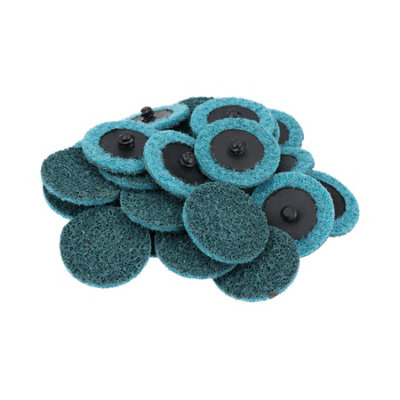 50mm Quick Change Type R Roloc Conditioning Sanding Discs 400 Grit 25pc ...