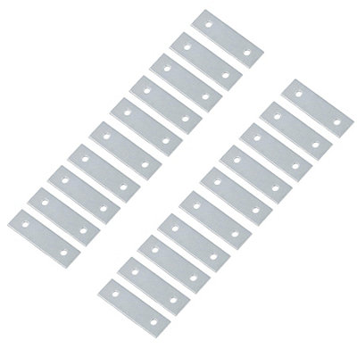 50mm Straight Mending Fixing Plate Angle Bracket L Shape Reinforcing ...