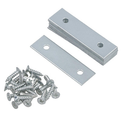 50mm Straight Mending Fixing Plate Angle Bracket L Shape Reinforcing ...