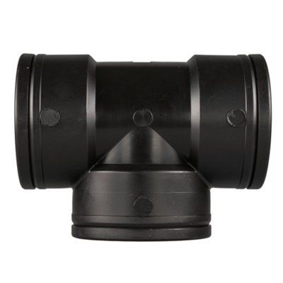 50mm tee connector for use with 2" corrugated flexible garden pond ...