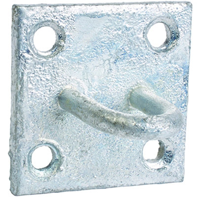 50mm x 50mm No.512 Chain Staple on Plate PACK OF 2 - PREPACKED