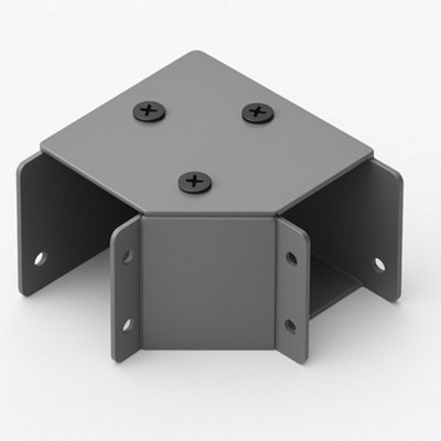 50mmx50mm 90 Degree Bend Steel Trunking Pre-Galvanised
