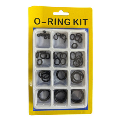 50pc Rubber O-Ring Assortment Kit