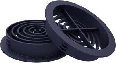 50pcs Black P-Type Nylon Plastic Cable Clamp Assortment 16mm Clips ...