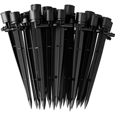 50Pcs Irrigation Water Drippers, 8 Holes Adjustable Drip Emitters Micro ...