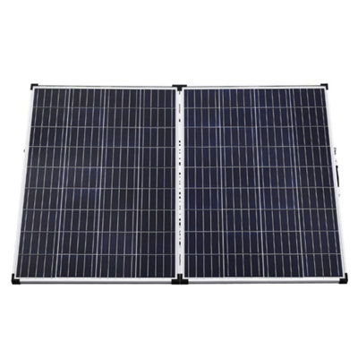 50W 12V Outdoor Black Folding Generate Power Solar Panel Kit with ...