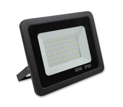 50w LED Floodlight - Black Casing | DIY at B&Q