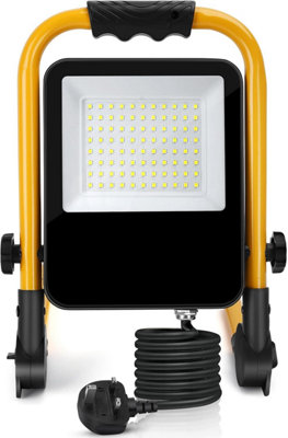 50W LED Work Light 240V, Job Site Light 4500LM Use with Floodlight Tripods
