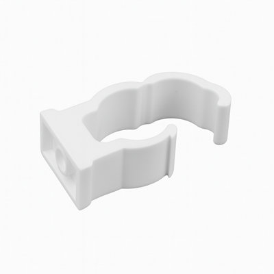 50x 15mm Westco Single Hinged Pipe Clip - Secure Plastic Pipe Support ...