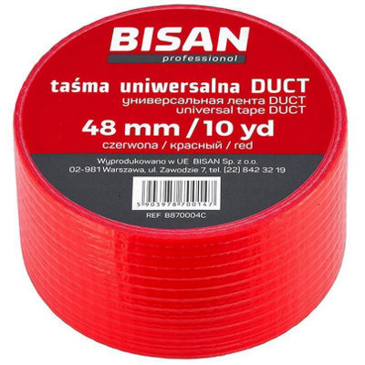 50yd Long Universal Red Tape Pipe Repair Plain Rugged Foam Insulation ...