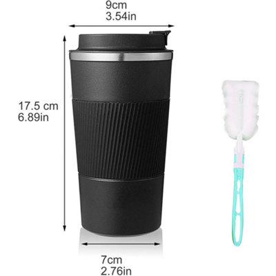510 ML LEAKPROOF INSULATED THERMAL TRAVEL STAINLESS STEEL COFFEE MUG ...