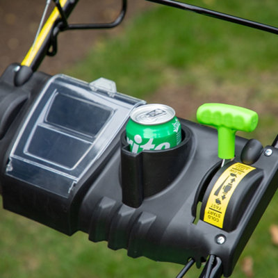 51cm 171cc 4-Stroke Petrol Lawnmower - Hand-Propelled Manual Grass ...