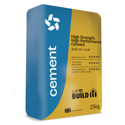 52.5R Multi Purpose Portland Cement 25kg by Laeto Build It