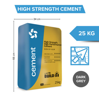 52.5R Multi Purpose Portland Cement 25kg by Laeto Build It