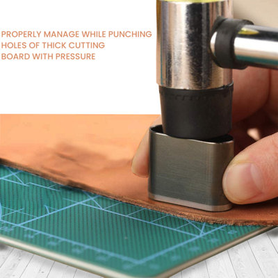 52pcs Hollow Punch Set, Hole Cutting Tools for Leathercrafts, Shape ...