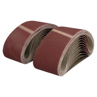 533mm x 75mm Mixed Grit Abrasive Sanding Belts Power File Sander Belt ...