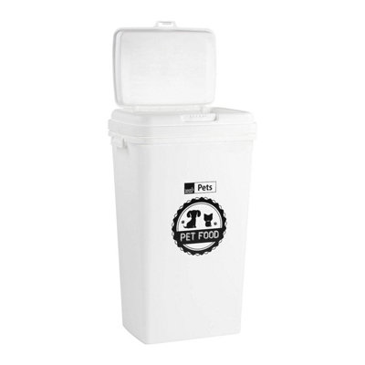 53L 25KG Airtight Pet Food Container - Animal Dry Food Dispenser Bin ...