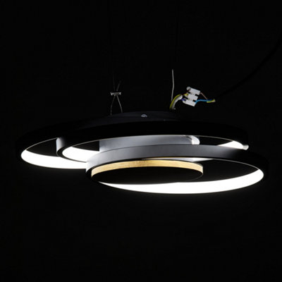 54W 3-Light LED Irregular Design Ceiling Light - White Light