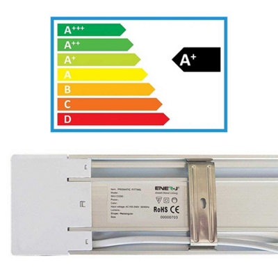 54W LED Prismatic Batten Fitting, 180cms, 6000K (Pack of 2 units)