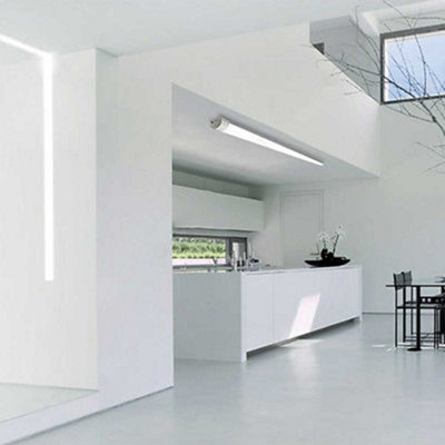 54W LED Prismatic Batten Fitting, 180cms, 6000K (Pack of 2 units)