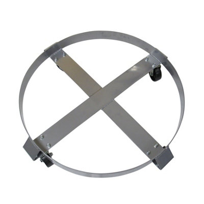 55 Gallon Drum Dolly Trolley with Caster Wheels (Heavy Duty Oil Barrel ...