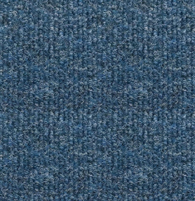 5586 - 16x Heavy duty 50 X 50cm Carpet Tiles (4m2) - 8mm Thick, Blue ...