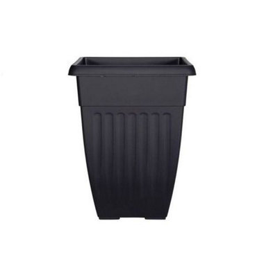 55cm Tall Athens Plant Pot Flared Garden Plastic Patio Flower Planter ...