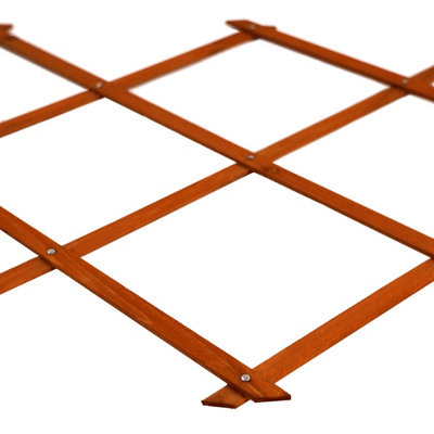 5ft 3pcs Expandable Garden Wooden Trellis Fence