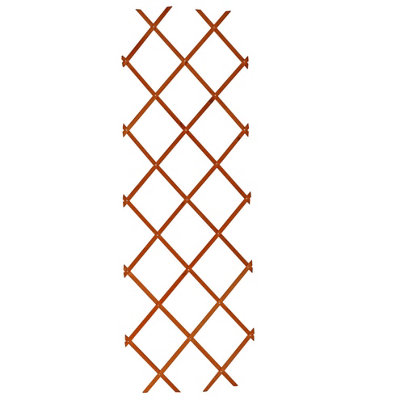 5ft 3pcs Expandable Garden Wooden Trellis Fence