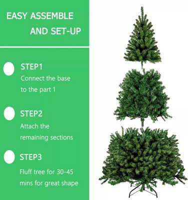 5ft Christmas Tree with Stand Bushy Artificial Xmas Tree Home Decor