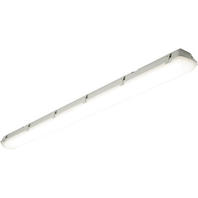 5ft High Lumen Emergency IP65 Batten Light - 55.6W Cool White LED ...