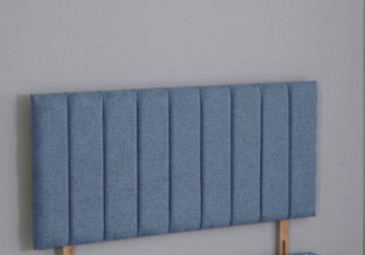 5FT King 26inch Denim Linen 9 Panel Headboard