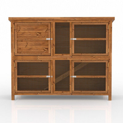 5ft Sandhurst Double Rabbit & Guinea Pig Hutch