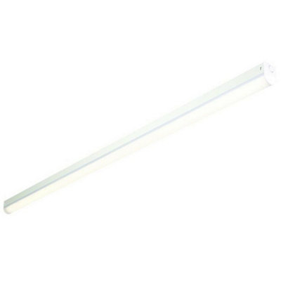 5ft SINGLE LED Ceiling Batten Strip Light 3HR EMERGENCY 47W Cool White ...