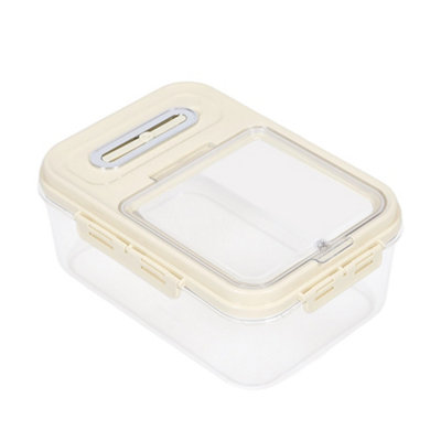 5kg Airtight Transparent Food Storage Container with Magnetic Lid and ...