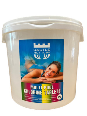 5kg Castle Hot Tubs Large Multi-Function Tablets - 200g