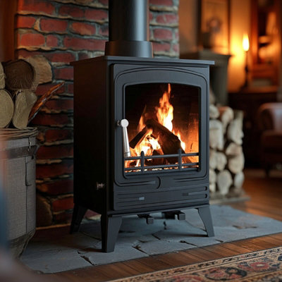 5kW Steel Eco Solid Multifuel Wood Burning Stove