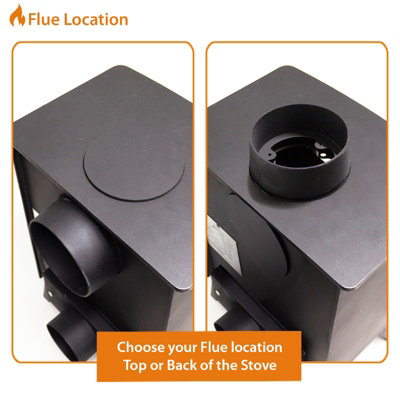 5kW Steel Eco Solid Multifuel Wood Burning Stove