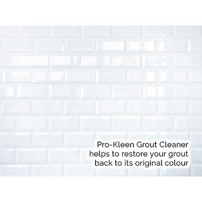 5L + 750ml Pro-Kleen Tile Grout Cleaner Restorer Reviver Kitchen Bathroom