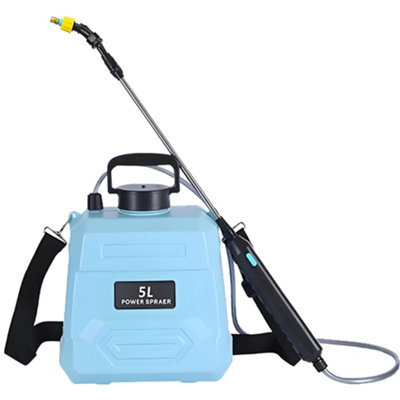 5L Battery Powered Sprayer Electric Sprayer for Lawn Garden Adjust ...