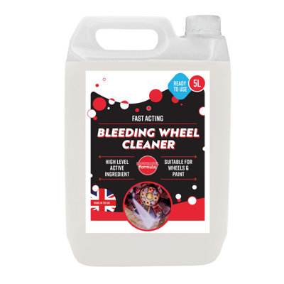 5L Bleeding Wheel Alloy Car Cleaner Fast Acting Fallout Remover Valet ...