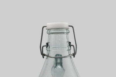 5L DEMIJOHN CARBOY Flip Top Screw Cap Bung Home Brewing Wine Cider ...