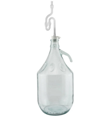 5L DEMIJOHN CARBOY Flip Top Screw Cap Bung Home Brewing Wine Cider ...