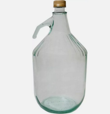 5L DEMIJOHN CARBOY Flip Top Screw Cap Bung Home Brewing Wine Cider ...