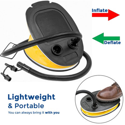 5L Foot Pump for Camping Large Capacity Airbed, Mattress & Lilo Inflator