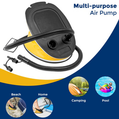5L Foot Pump for Camping Large Capacity Airbed, Mattress & Lilo Inflator