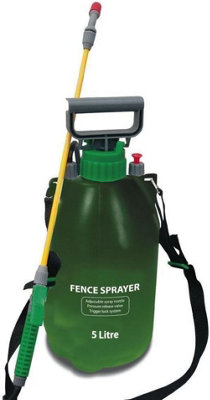 5L Garden Pressure Sprayer Knapsack Weedkiller Chemical Fence Water ...